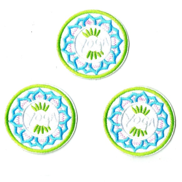 Accessories | New Yoga Patches 3pack Iron On Badges Appliqus | Poshmark